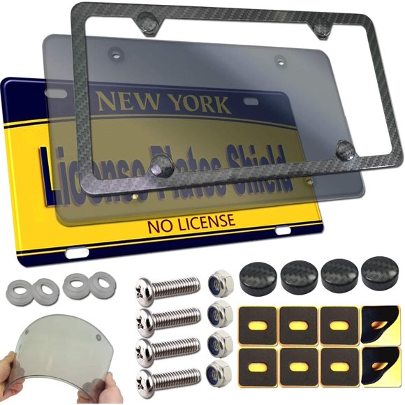 Smoked License Plate Covers