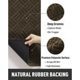 "17""x30"" Non-Slip Heavy Duty Indoor/Outdoor Doormat, Absorbent, Dirt ...
