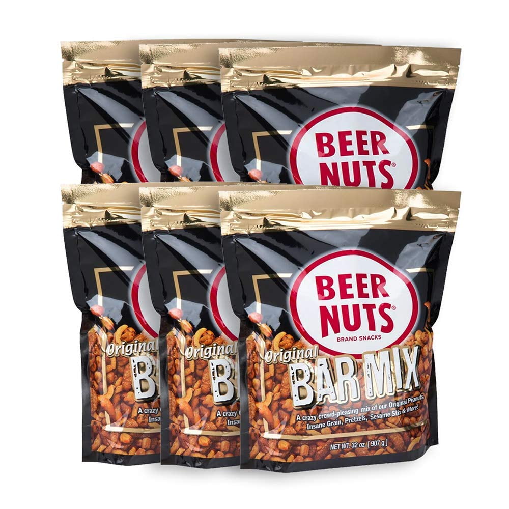 BEER NUTS - 32 oz. - The Big Bag | Original Bar Mix (PACK OF 6 ...