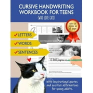 Cursive Letter Tracing : A Beginner's Practice Book For Writing The ...
