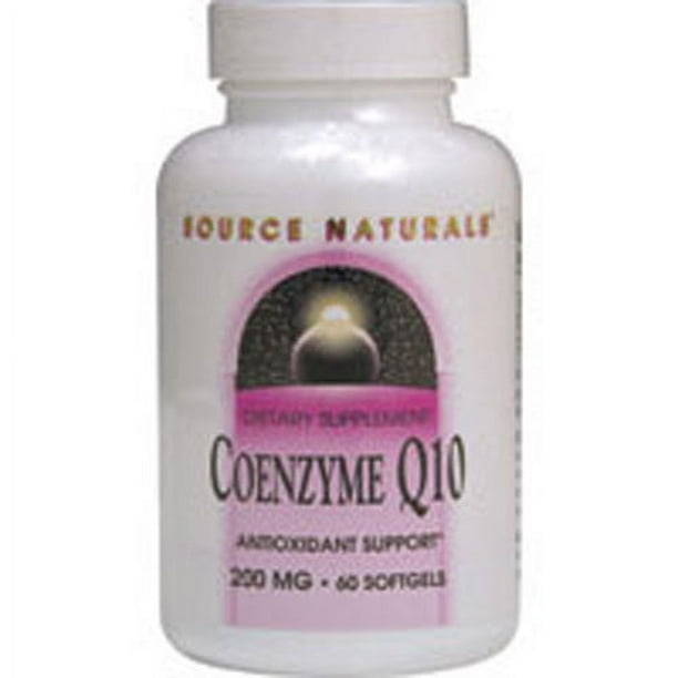 Coenzima Q10 de Supplement Source Naturals, 200 mg, 60 cápsulas blandas | Bodega Aurrera en línea