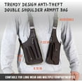 Double Shoulder Adjustable Underarm Shoulder Bag, 2026 New Men Anti ...