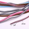 2 Pairs Round Dual Colored Striped Shoe Laces for Sneakers, 18 Colors ...
