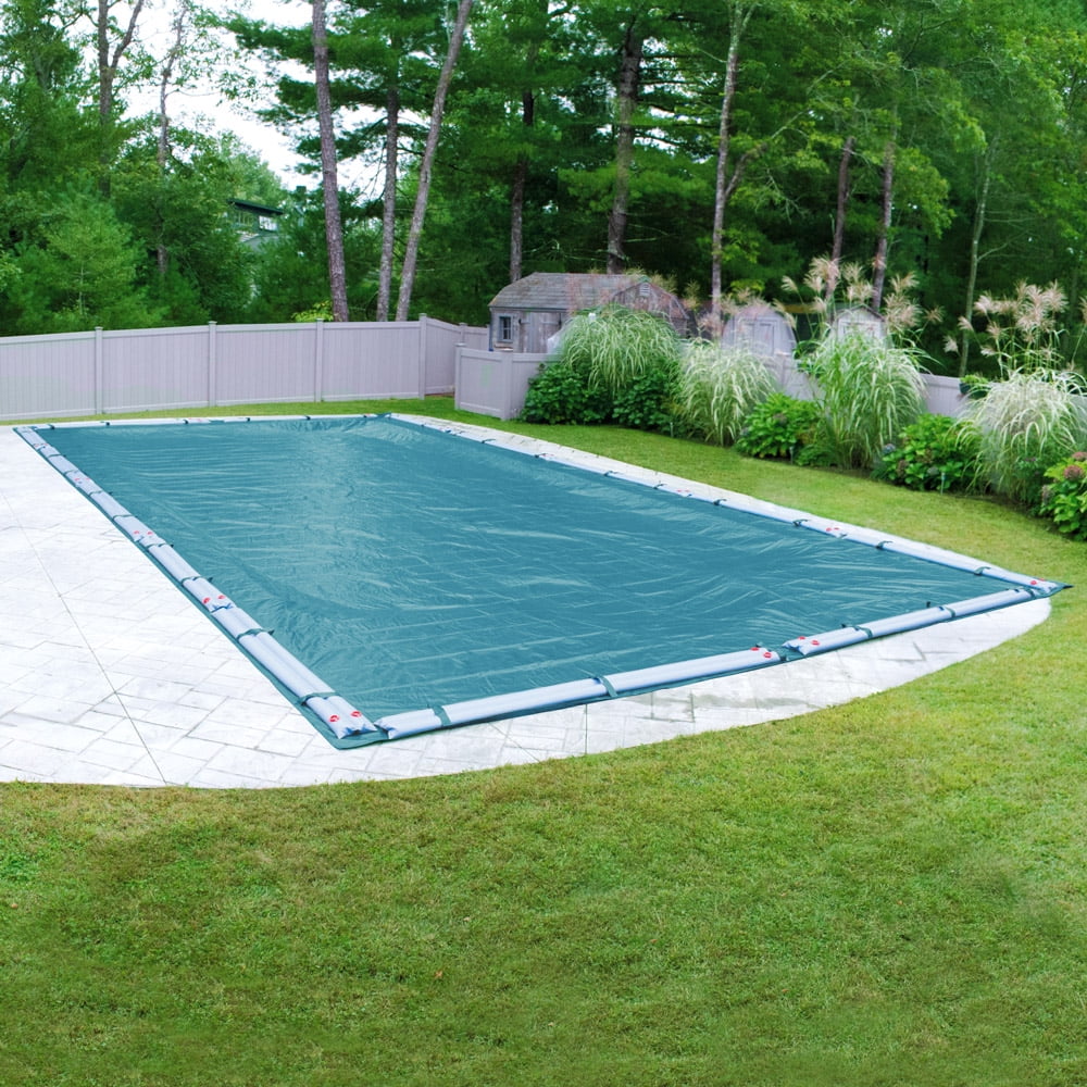 Pool Mate 12 Year Extra Heavy-Duty Teal Blue In-Ground Winter Pool ...