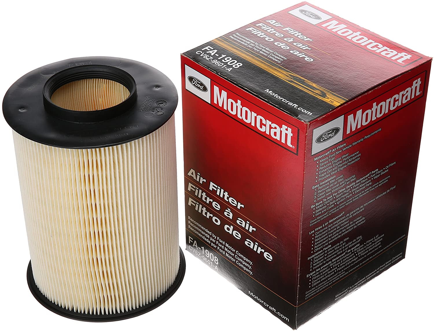 Motorcraft FA-1908 Air Filter for Motor Car Engine - Walmart.com