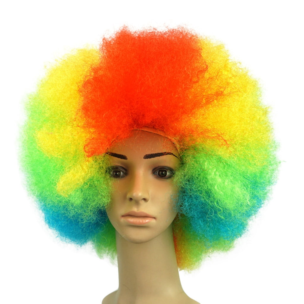 Click here for Wigs Party Funny Clown Hair Football Fan-Kids Hair... prices