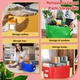 18 Pack Vibrant Colorful Plastic Storage Bins with Lids 7 Quart Toy ...