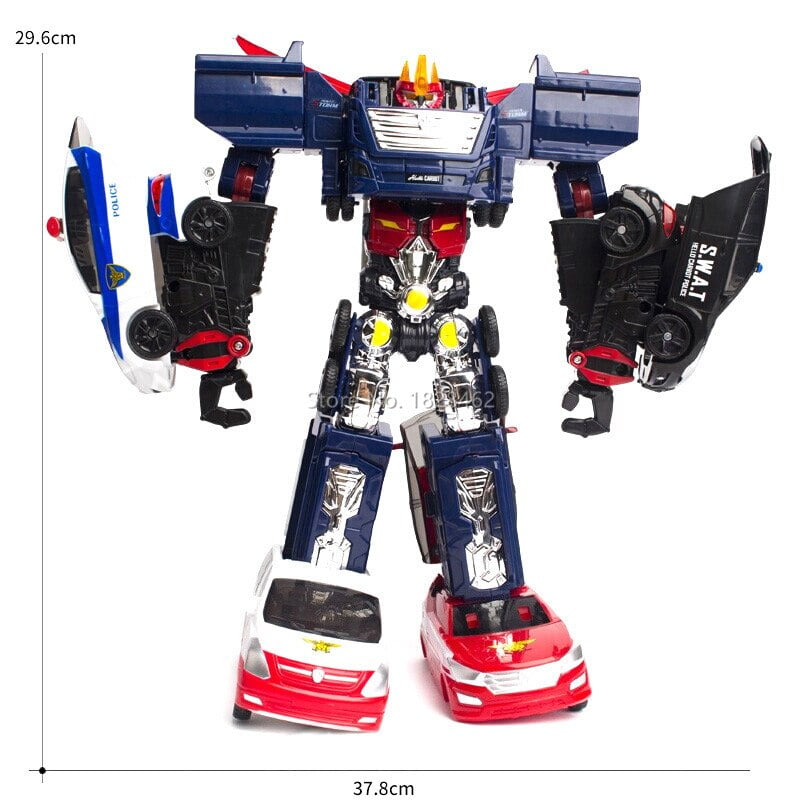 Figuras de acción 5 en 1 de Hello Carbot Penta Storm, modelo de ...