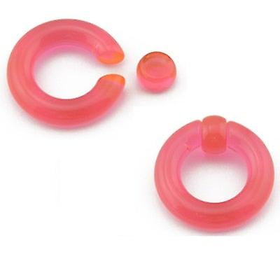 Acrylic Bcr- Captive Plug Expander, Gauge Bead Ear Tunnel, Nose Ring ...