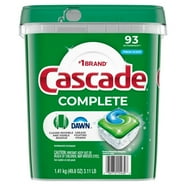 Cascade Total Clean ActionPac Dishwasher Detergent Pacs Lemon Scent ...