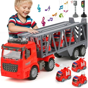 Majorette Volvo: Truck Fire Engine - Die-Cast Light & Sound Vehicle ...