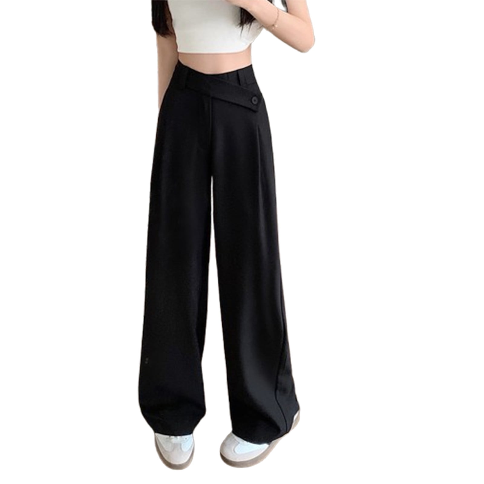Click here for Yuyuzo Womens Wide Leg Pants Plus Size High Waist... prices