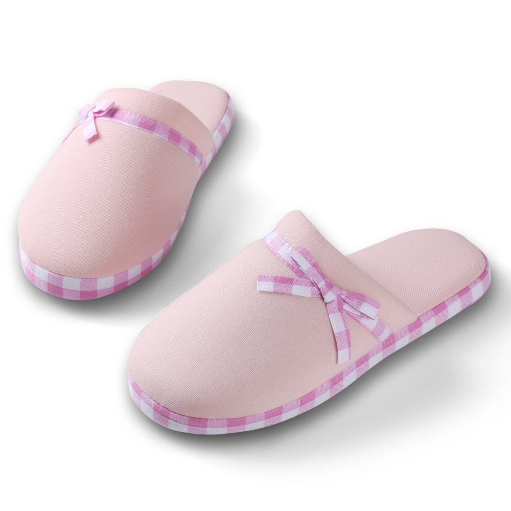 Aerusi - Aerusi Women's Checker Slide Indoor Slippers - Walmart.com ...
