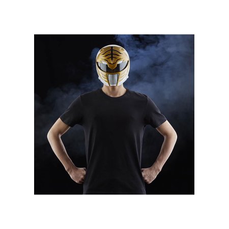 Power Rangers Lightning Collection Premium White Ranger Mask | Walmart ...