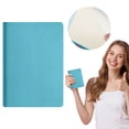 A7 Premium Leather Cover Notebook Sewn Binding Softcover Notebook Ink ...