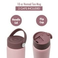 MIRA 18oz Insulated Tea Infuser Bottle, Stainless Steel Travel Thermos ...