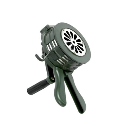 Goriertaly Hand Crank Siren Horn Portable 110dB Manual Operated Air ...