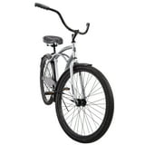 Huffy 26" Cranbrook Men's Beach Cruiser Comfort Bike, Silver - Walmart.com
