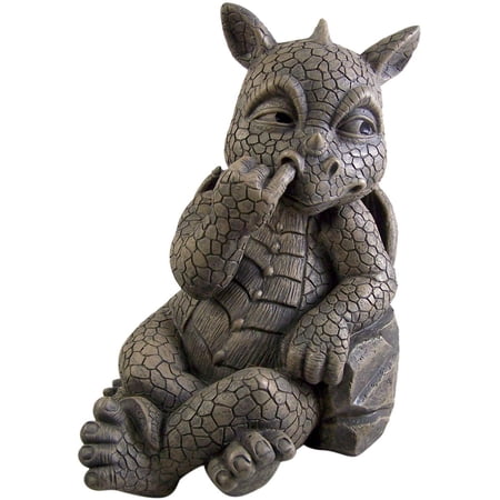Pacific Giftware Garden Nose Picker Dragon Statue - Walmart.com
