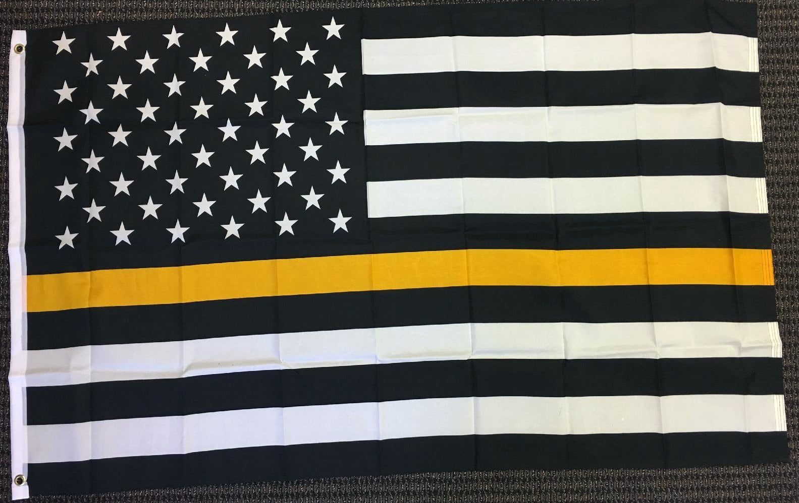 3x5 Thin Gold Line American USA Flag Dispatchers Dispatch ...