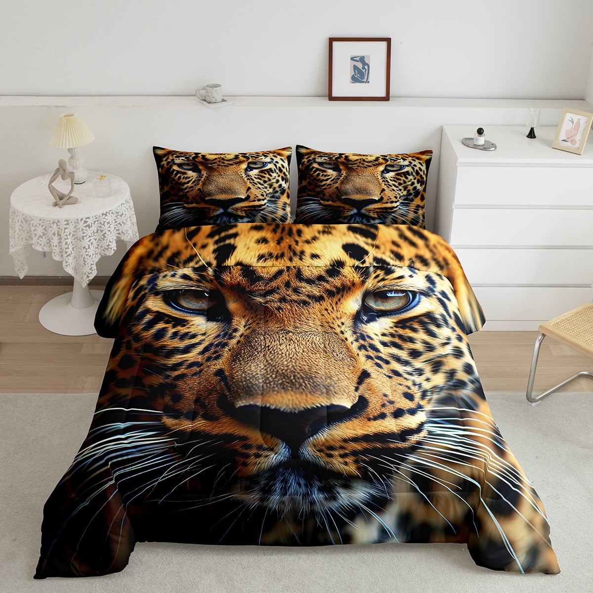 Click here for Yst 3d Cheetah Duvet Insert Leopard Print Comforte... prices