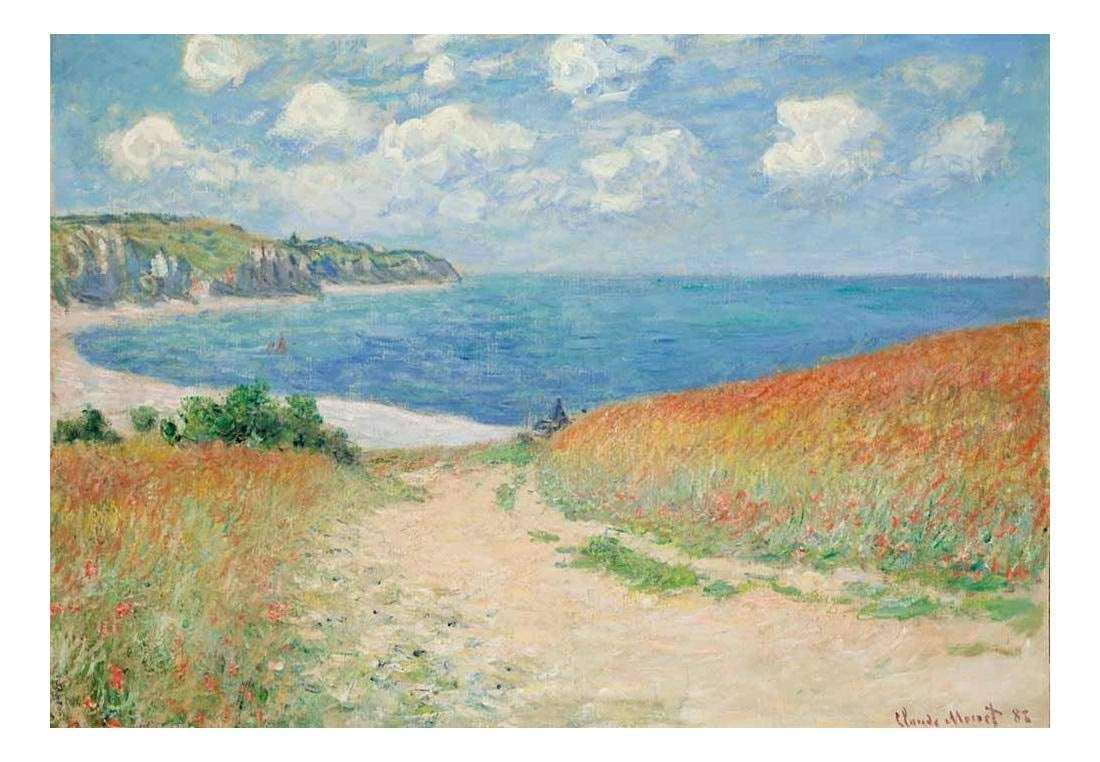 Wall26 Path Through The Corn at Pourville by Claude Monet - French ...