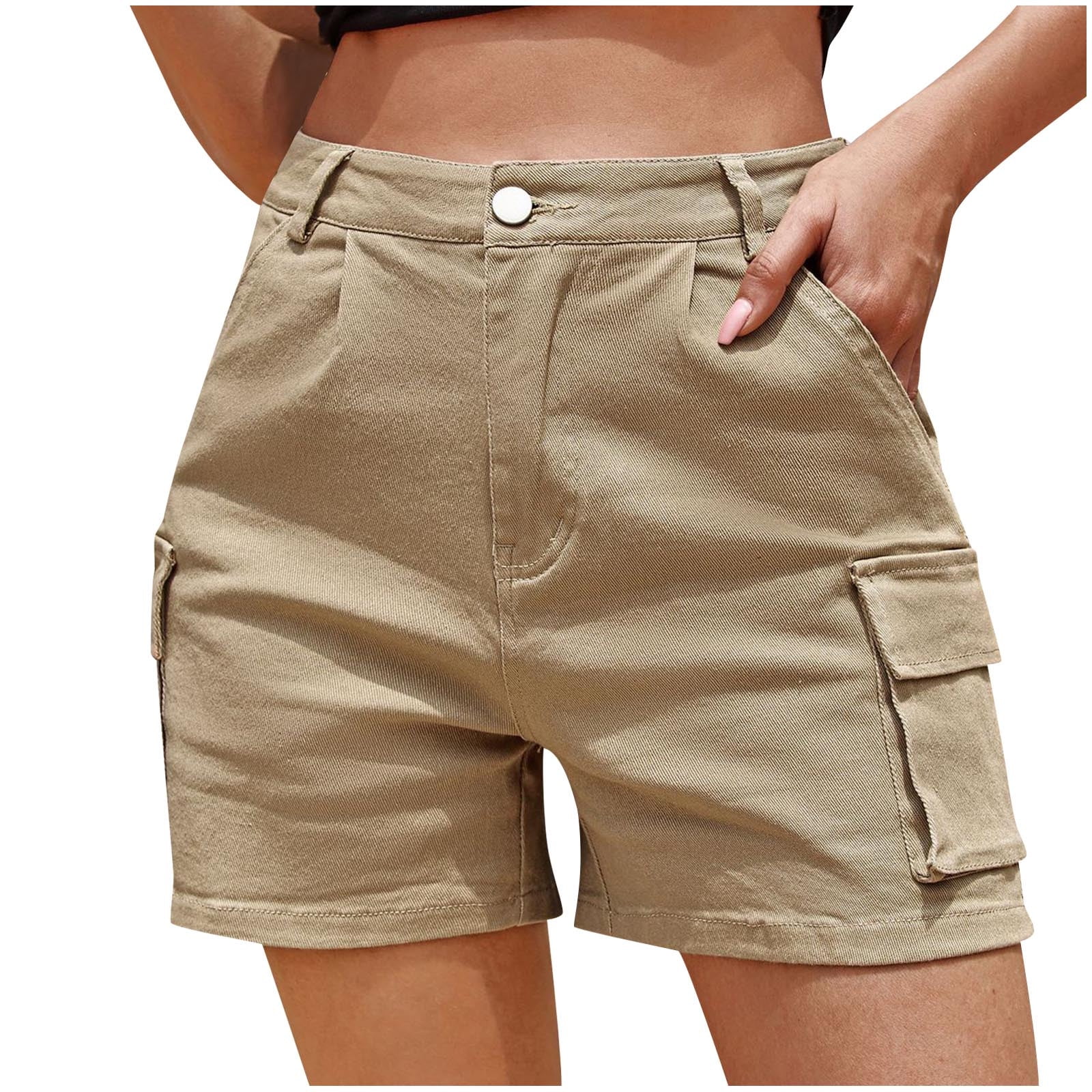 Click here for Aidice Cargo Shorts For Women Summer Loose Button... prices