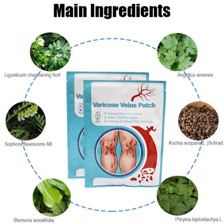 Varicose Veins Patch Vasculitis Phlebitis Spider Leg Sticker 6PCS ...