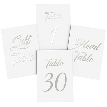 Table Numbers Wedding Table Numbers Acrylic Table Numbers for Wedding ...