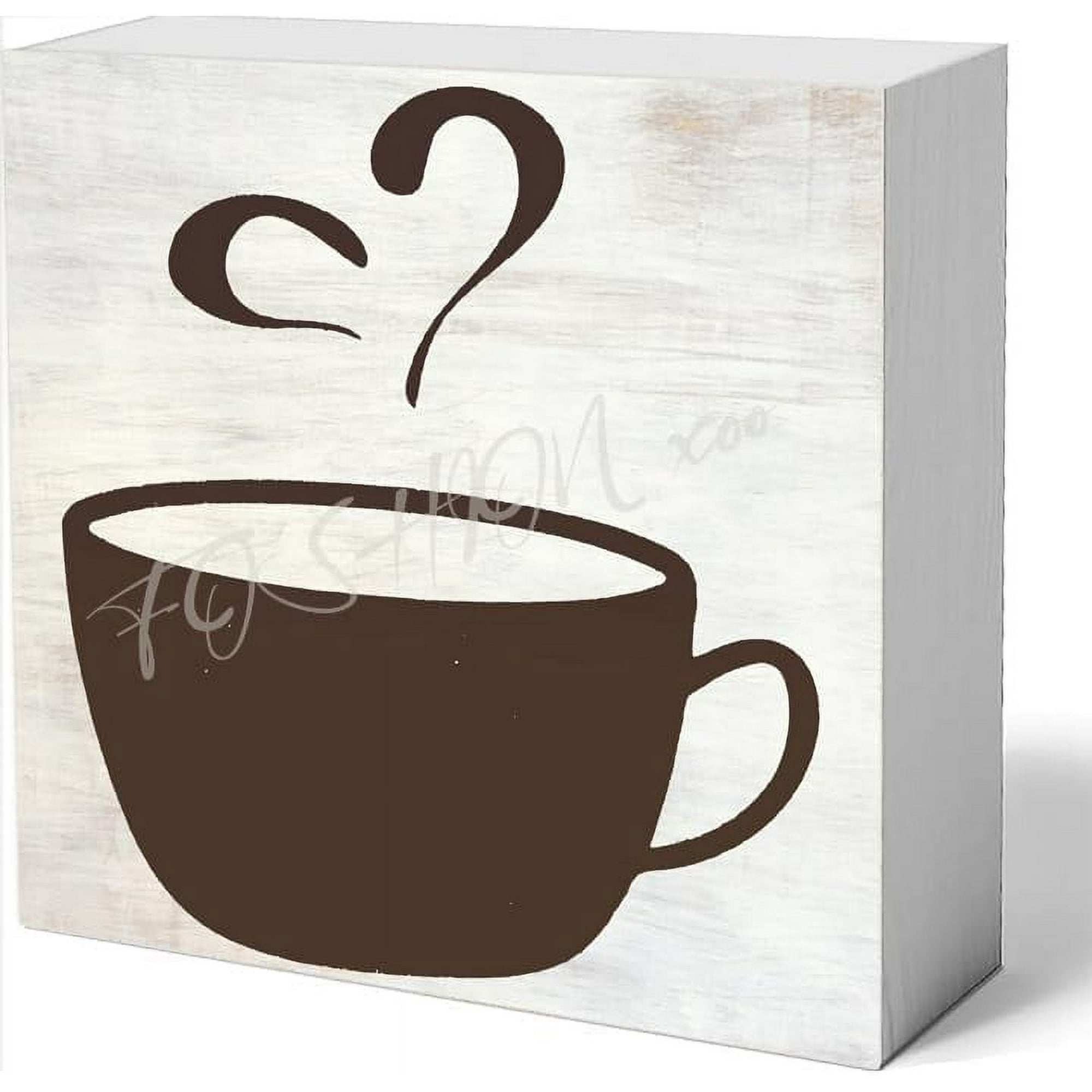 Click here for Wood Box Sign Mini Small Coffee Bar Sign Wood Box... prices