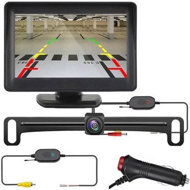 ZEROXCLUB Wireless Backup Camera - Easy Install, Waterproof 7'' Monitor ...