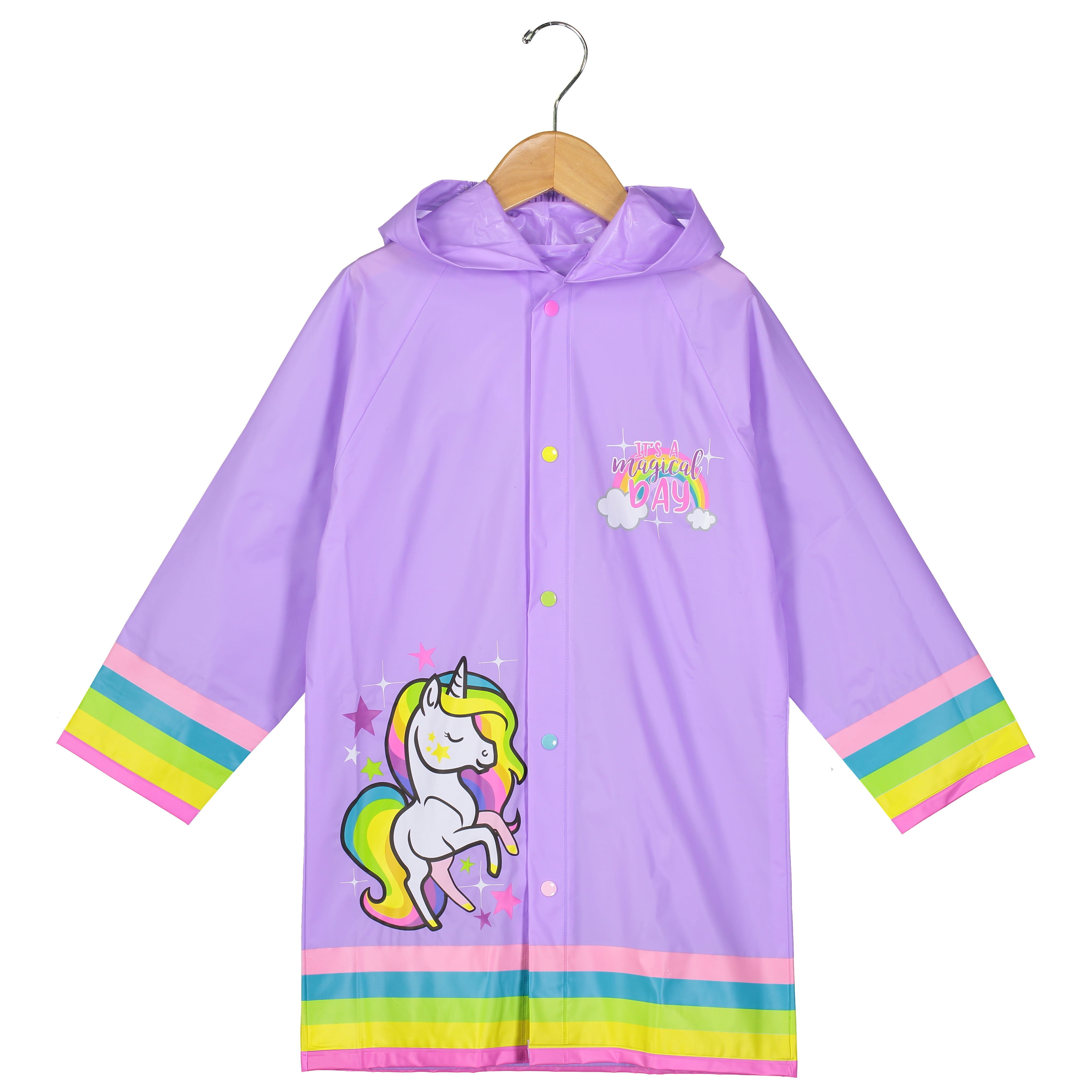 Puddle Play Little Boys and girls Hooded Rain Slicker Unicorn, Frog ...