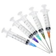 20 Pack 5ml Ink Filling Syringe Luer Lock Plastic Syringes With Platic ...