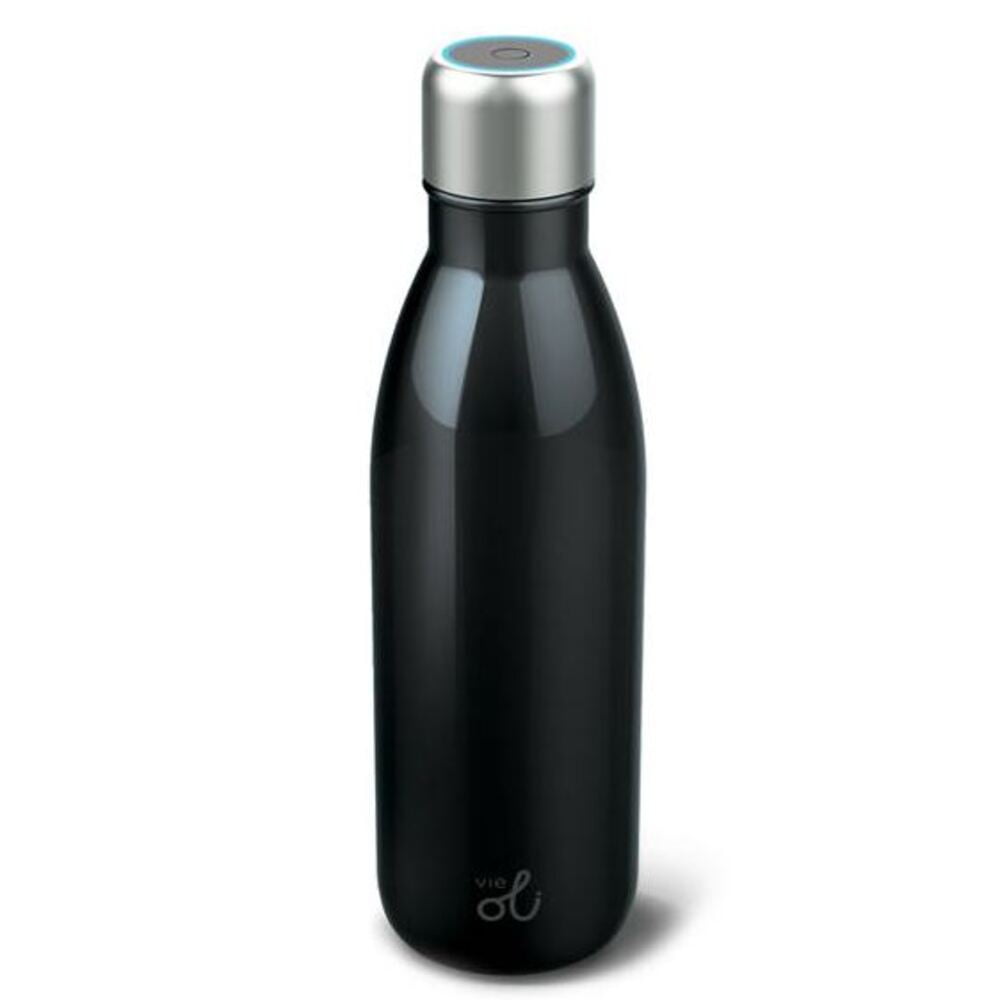 Vie Oli UVC Cap Water Bottle Black - Walmart.com