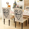 BZSMCE Chair Covers Set Home Decor Seat Back Cover Star Leopard Heart ...