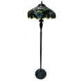 CHLOE Lighting LESLIE Tiffany-style Victorian 2 Light Floor Lamp 18 ...