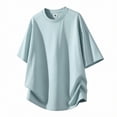Cmfcve Oversized Basic T Shirts for Men Short Sleeve Soft Lightweight ...