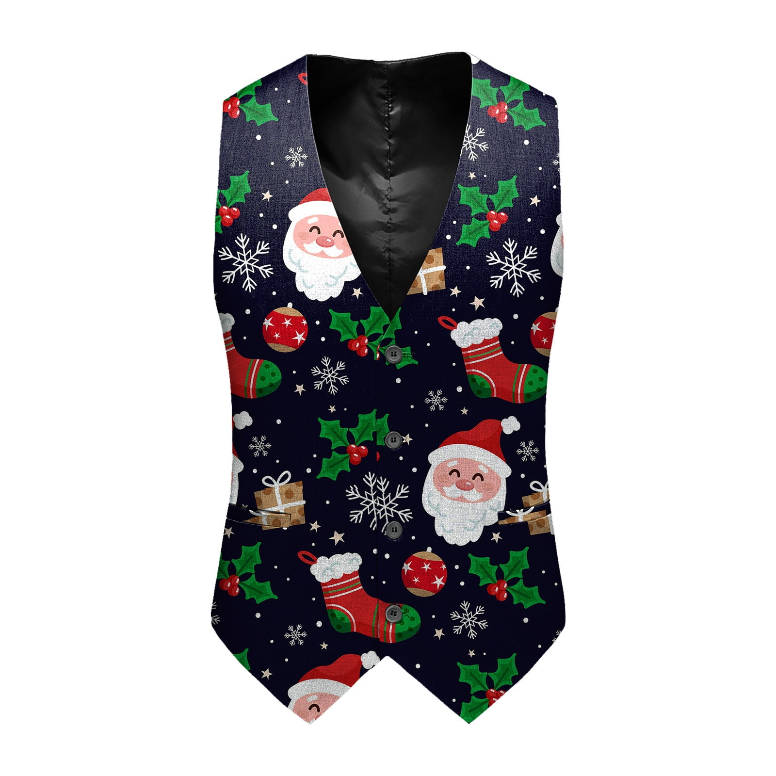 Click here for Gyexs Christmas Suit Vest For Men 3d Print Shiny T... prices