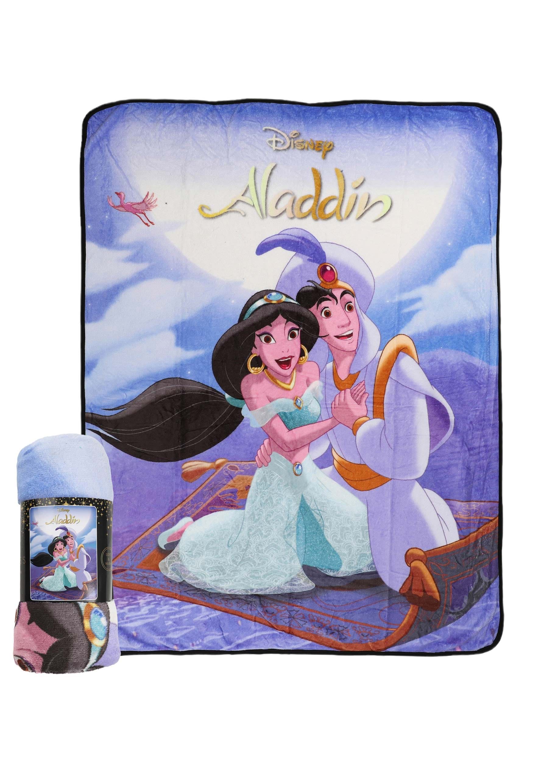 Aladdin Carpet Ride Micro Raschel Throw Blanket - Walmart.com
