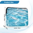 Clear Pool Water Quilted Laptop Protective Cases Computer Sleeves ...