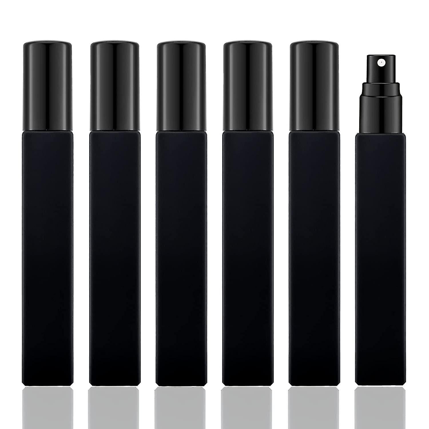 10ml de vidrio negro perfume atomizador para hombres & amp; mujeres ...