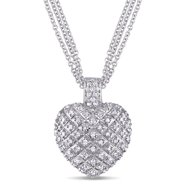 PANDORA Elevated Heart Necklace - 398425C01-45 - Walmart.com