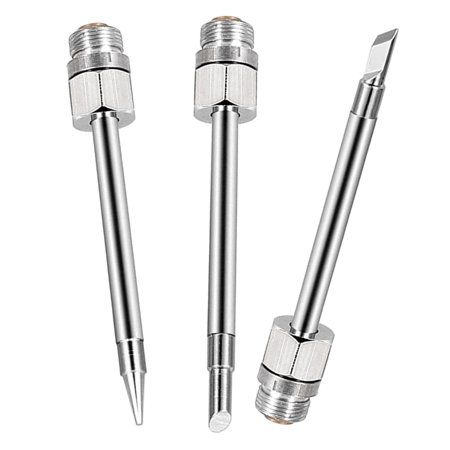 Set of 3 USB Iron Tips Welding Tip Replace Bits Head,Solder Tip 5.3cm ...