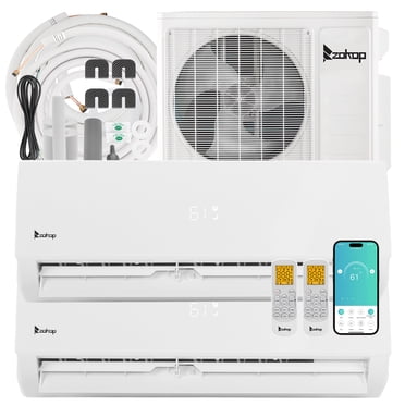 Cooper & Hunter 6,000 BTU Ductless Mini Split AC/Heating Unit with Heat ...