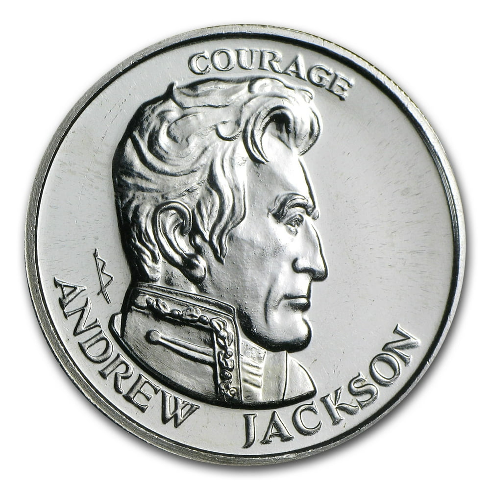 1/2 oz Silver Round - Andrew Jackson (Liberty Lobby) - Walmart.com ...
