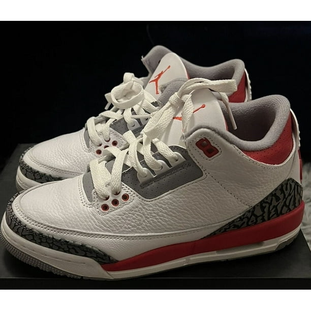 A i r-Jor-dan retro 3 cardinal red gs | Walmart en línea
