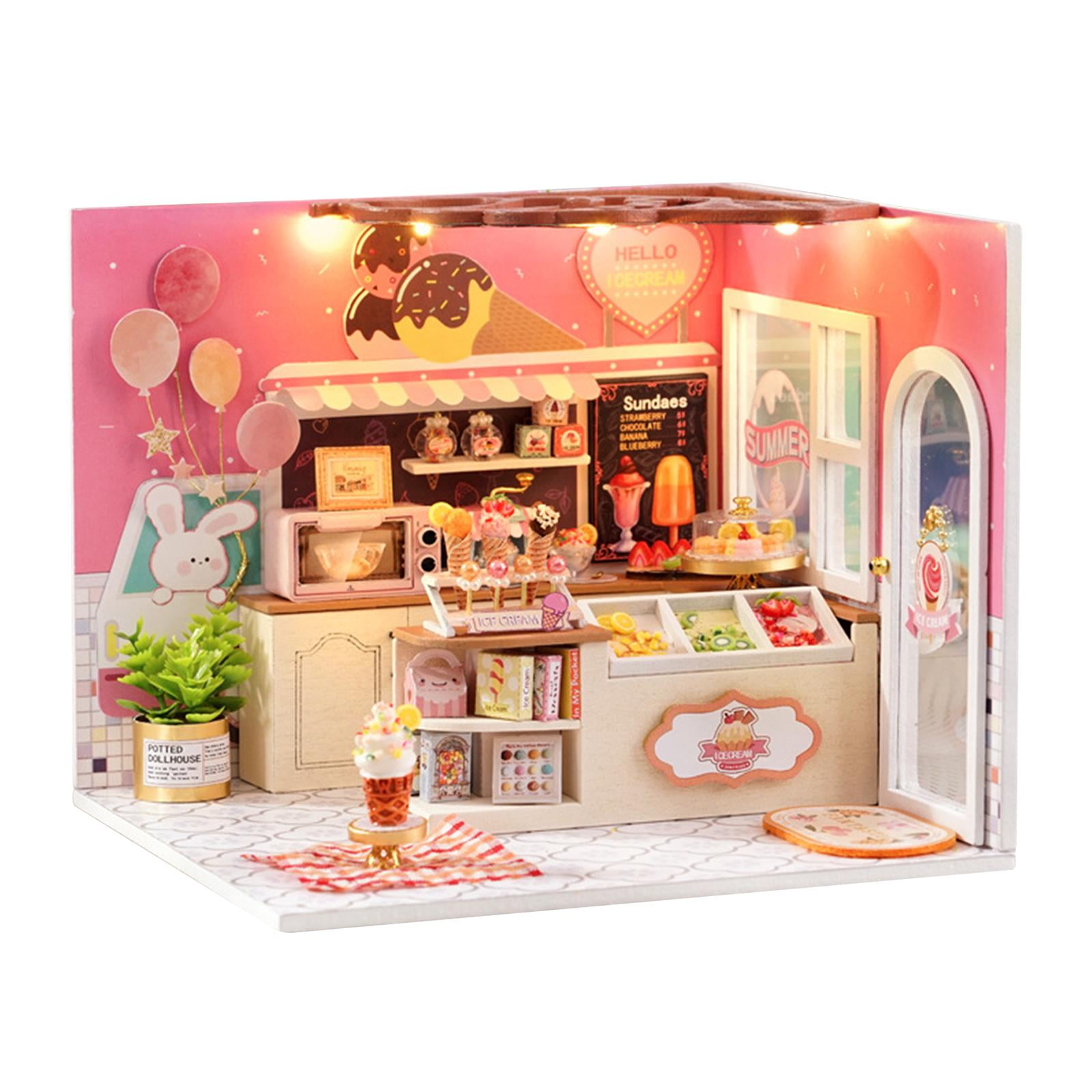 Click here for Milaget Dollhouse Diy Diy Mini Wooden House For Ad... prices