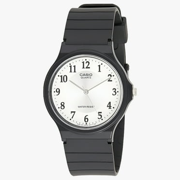 Casio Men's Classic Analog Watch, Black/White Dial- MW240-7EV - Walmart.com