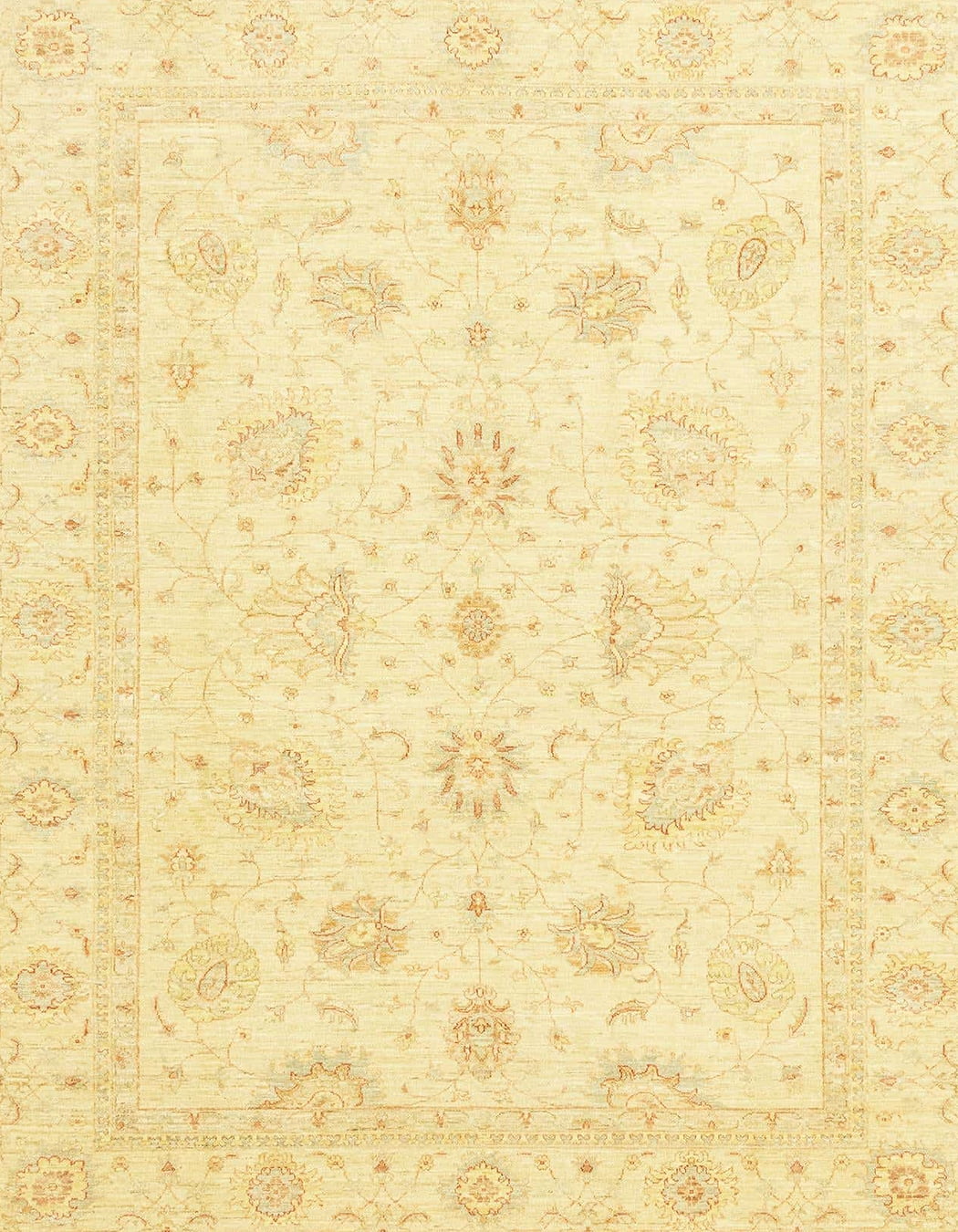 Ahgly Company Indoor Rectangle Abstract Sun Yellow Oriental Area Rugs ...