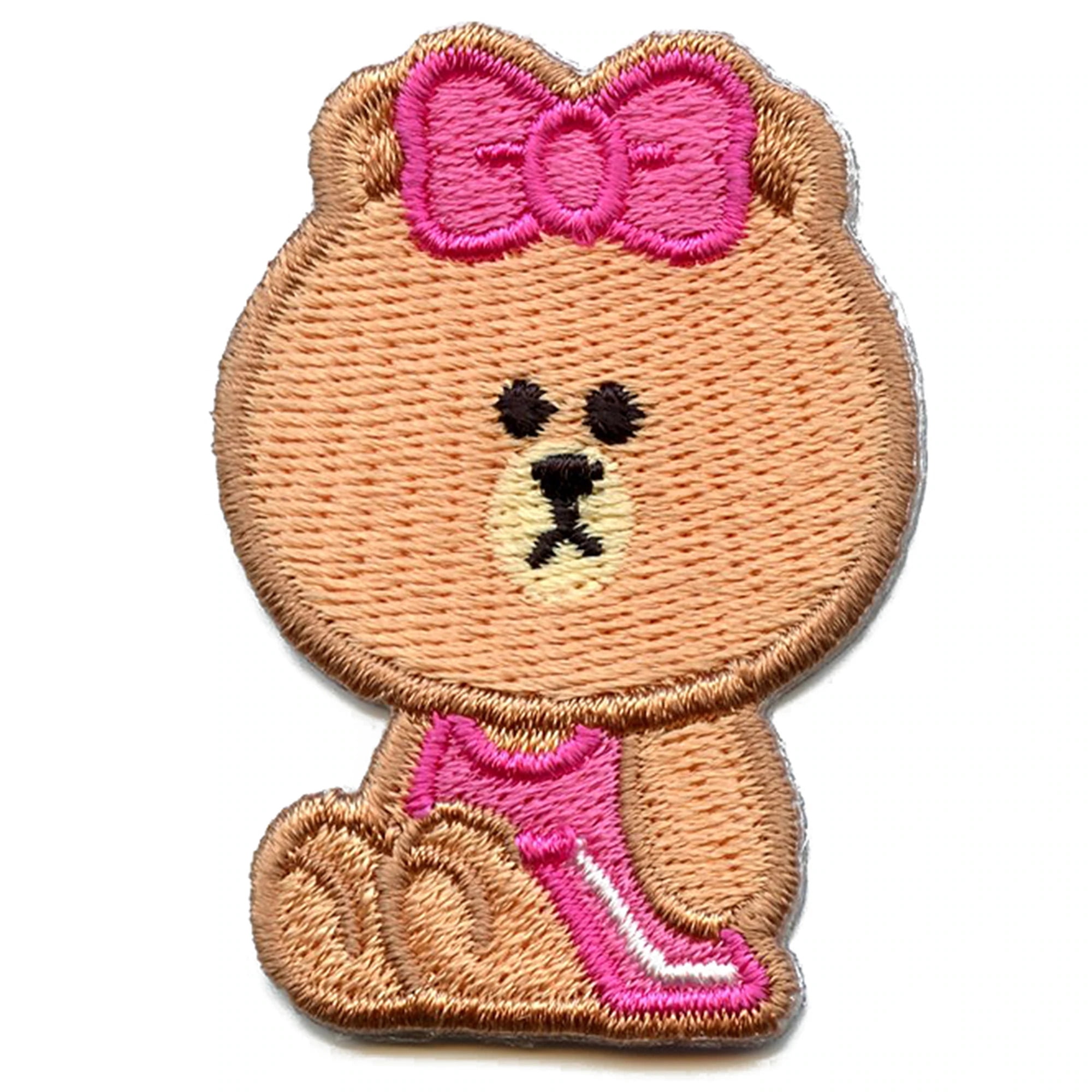 *Line Friends Bear Choco Full Body Embroidered Iron On Patch - Walmart.com